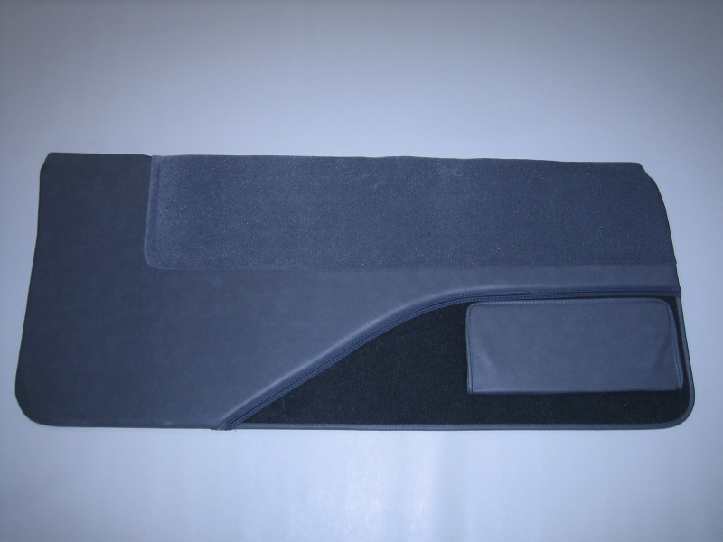 1987 Chevrolet Camaro Door Panel Set, Blue Velour, Ocean Blue Carpet ...