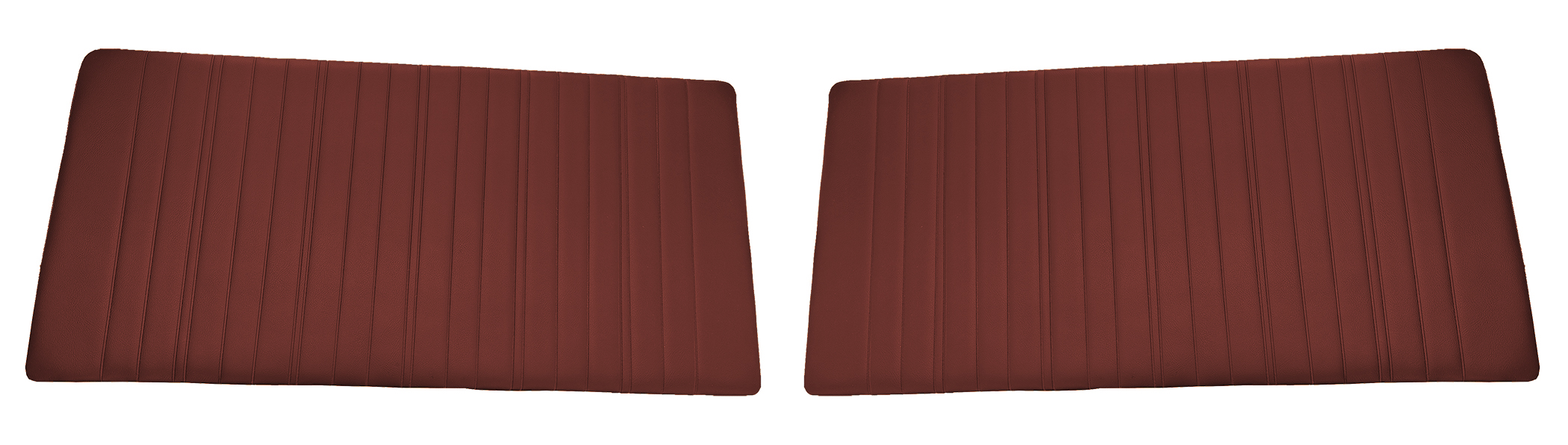 1972 Chevrolet C30 Pickup Std Cab Door Panel Set, Firethorne Red Vinyl ...