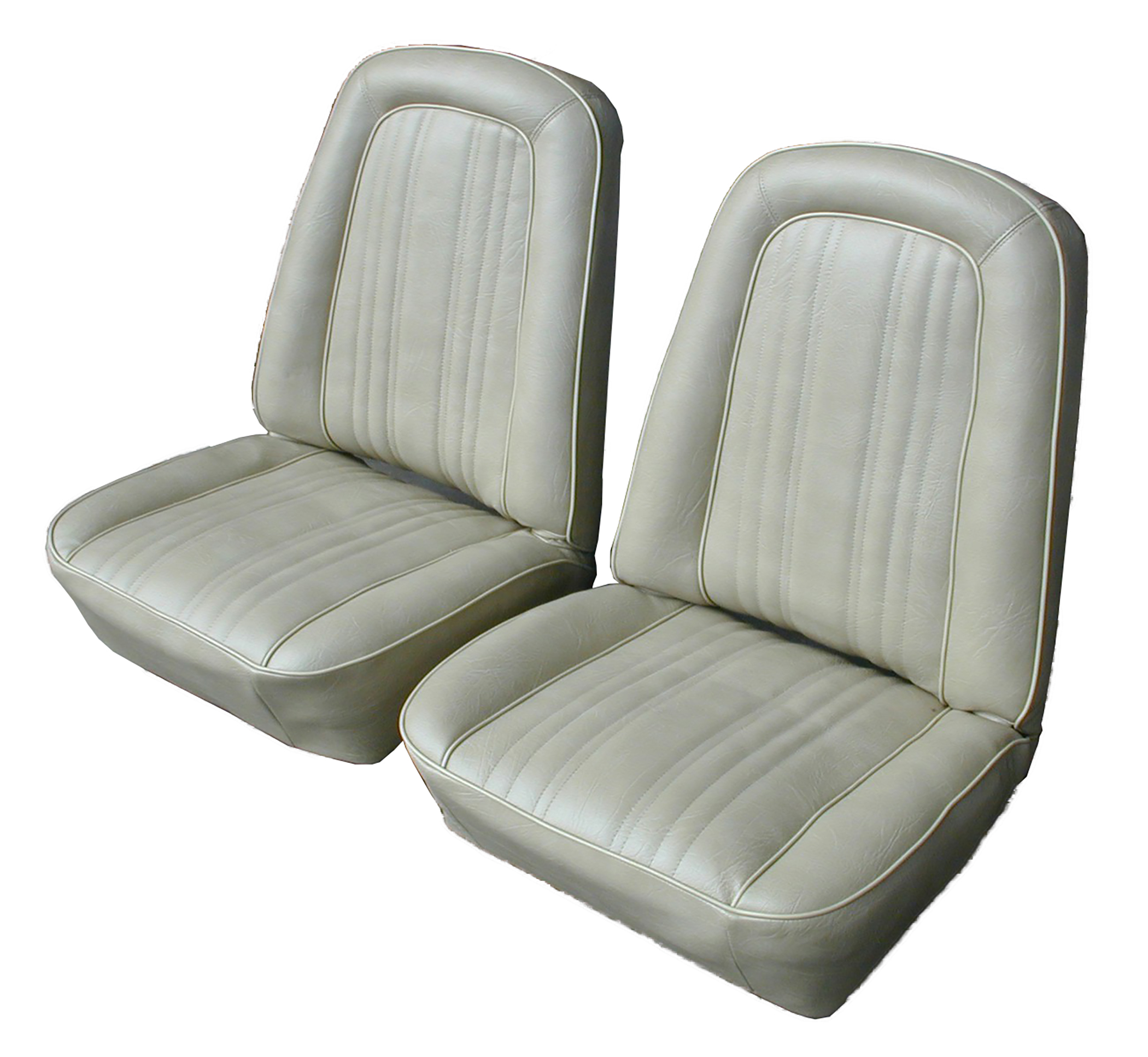 1972 Chevrolet Blazer Seat Upholstery Front Buckets & Rear Bench White ...