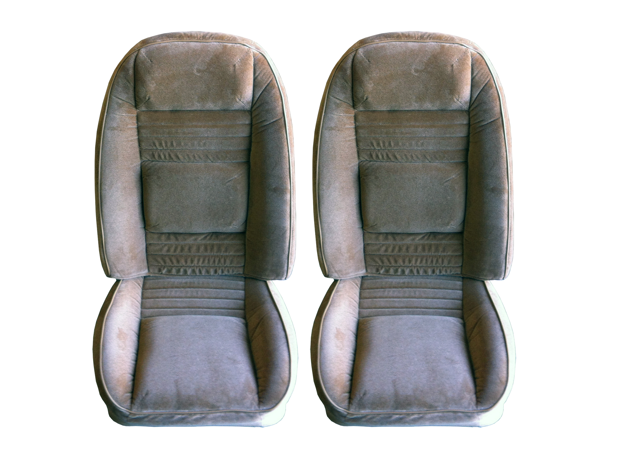 1978 Pontiac Firebird Seat Upholstery Front & Rear, Black Velour ...