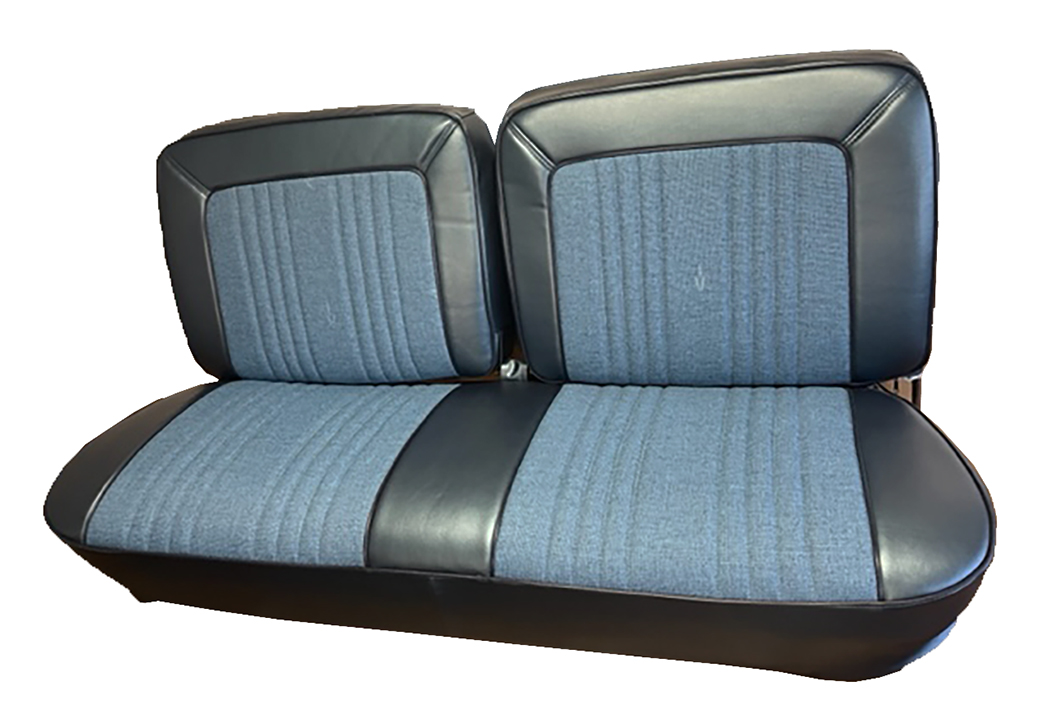 1979 Ford Bronco Seat Upholstery Front Split Bench & Rear Bench, Black ...
