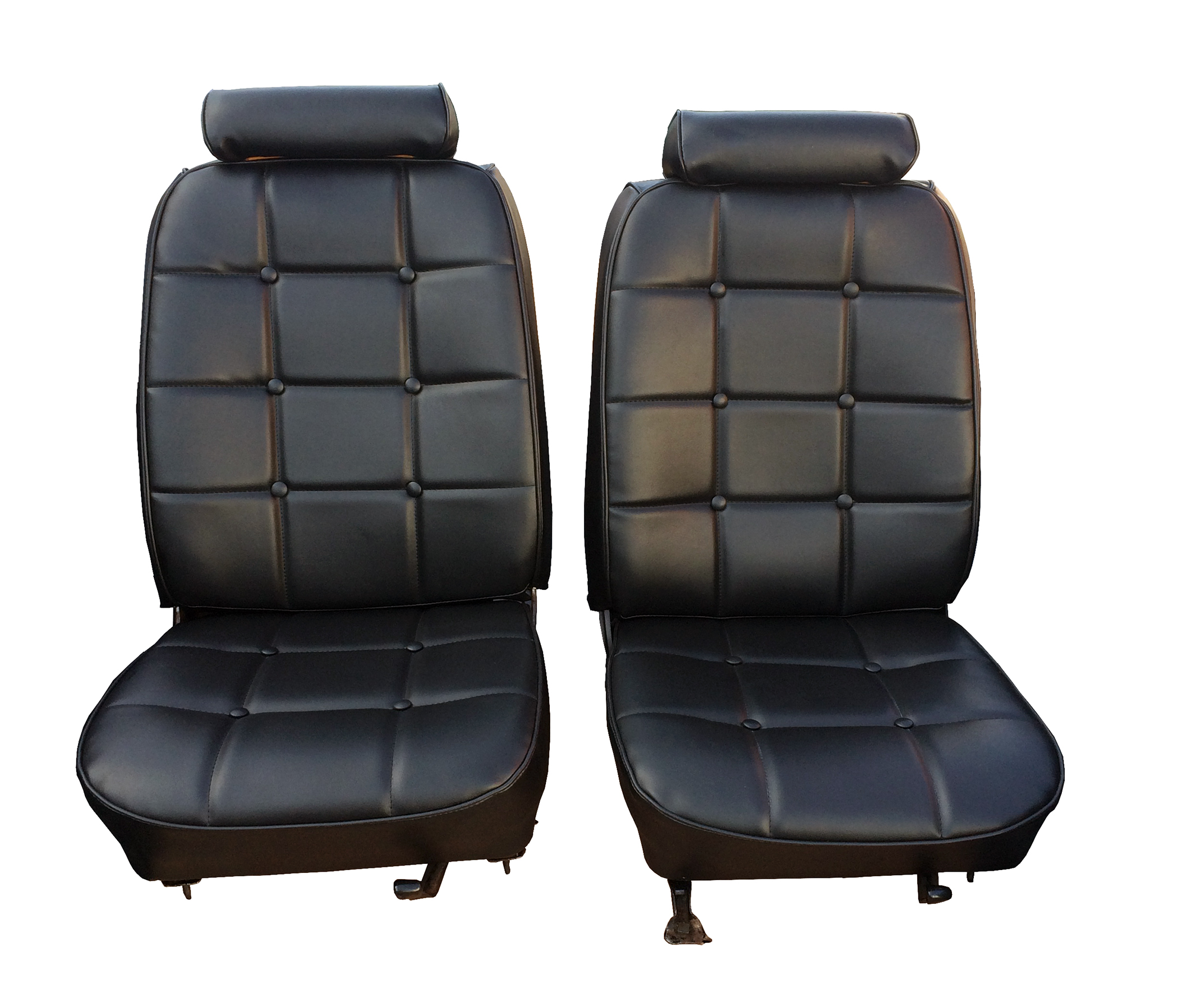 1975 Ford Mustang II Seat Upholstery Front Buckets & Rear Bench Square ...