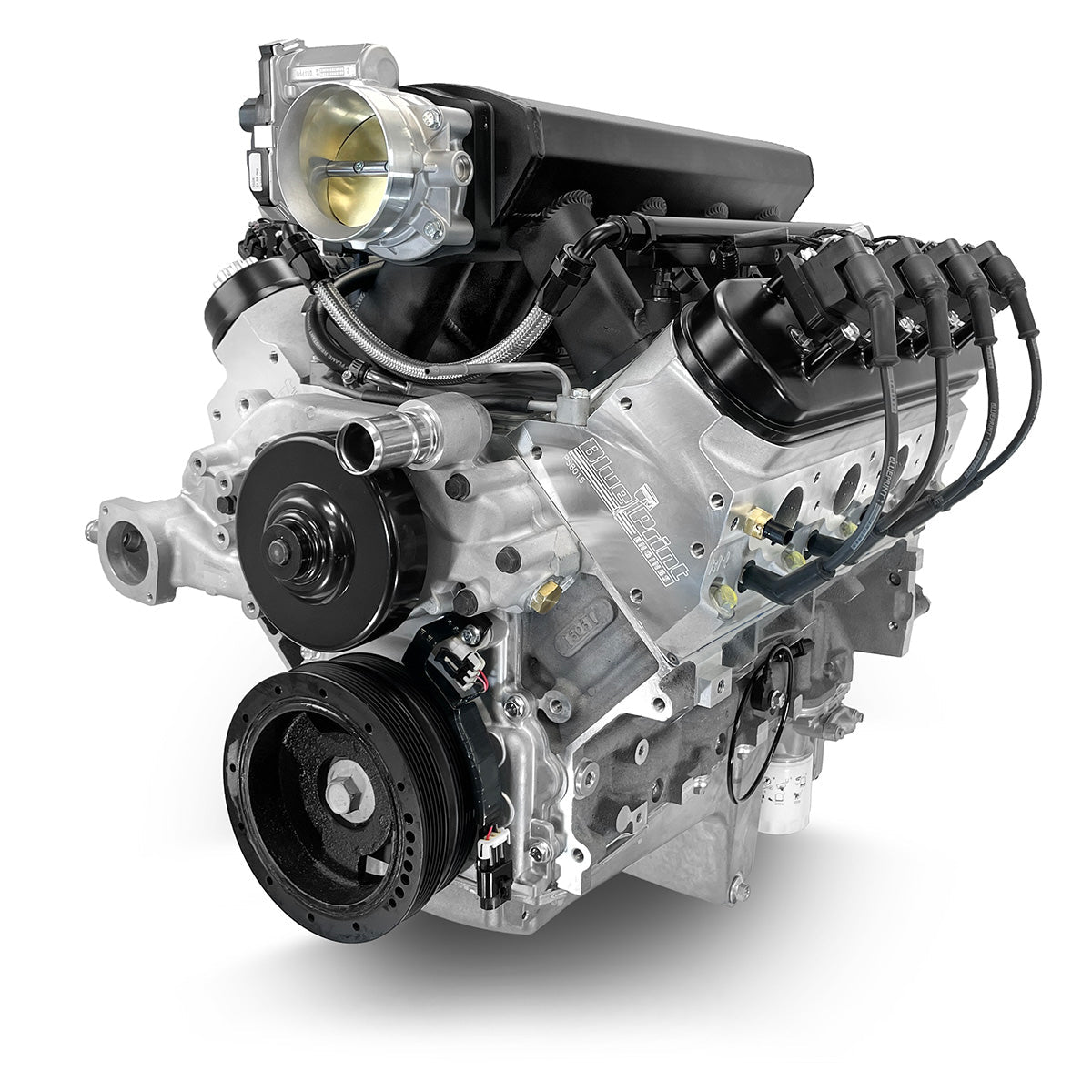 New BluePrint GM LS 376 c.i. Proseries Crate Engine - dressed longblock ...