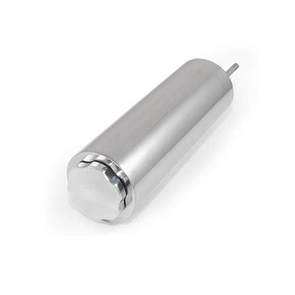 SEMA Connected - Overflow Tank; Black; Stainless Steel; 3 in. x 10 in.